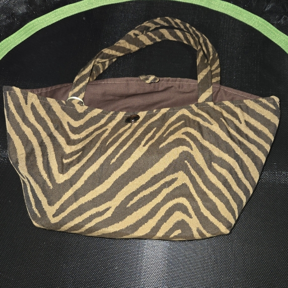 KLP Designs | Bags | Zebra Print Tote Bag Nwt | Poshmark